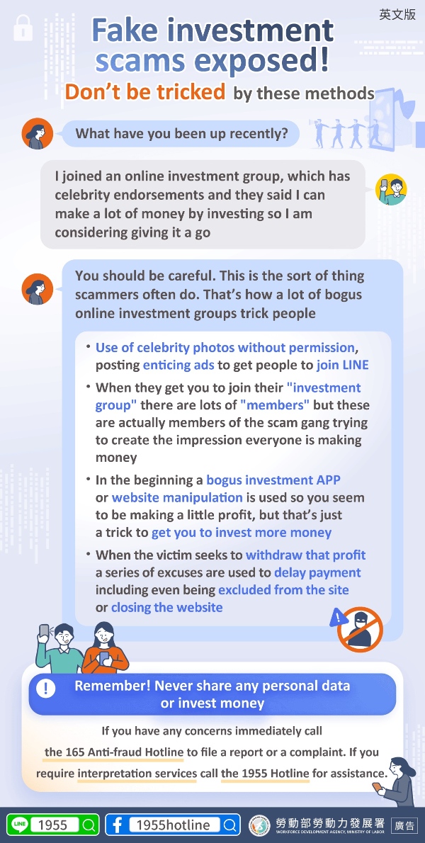 Fake investment scams exposed! - FWA外籍勞工通訊社